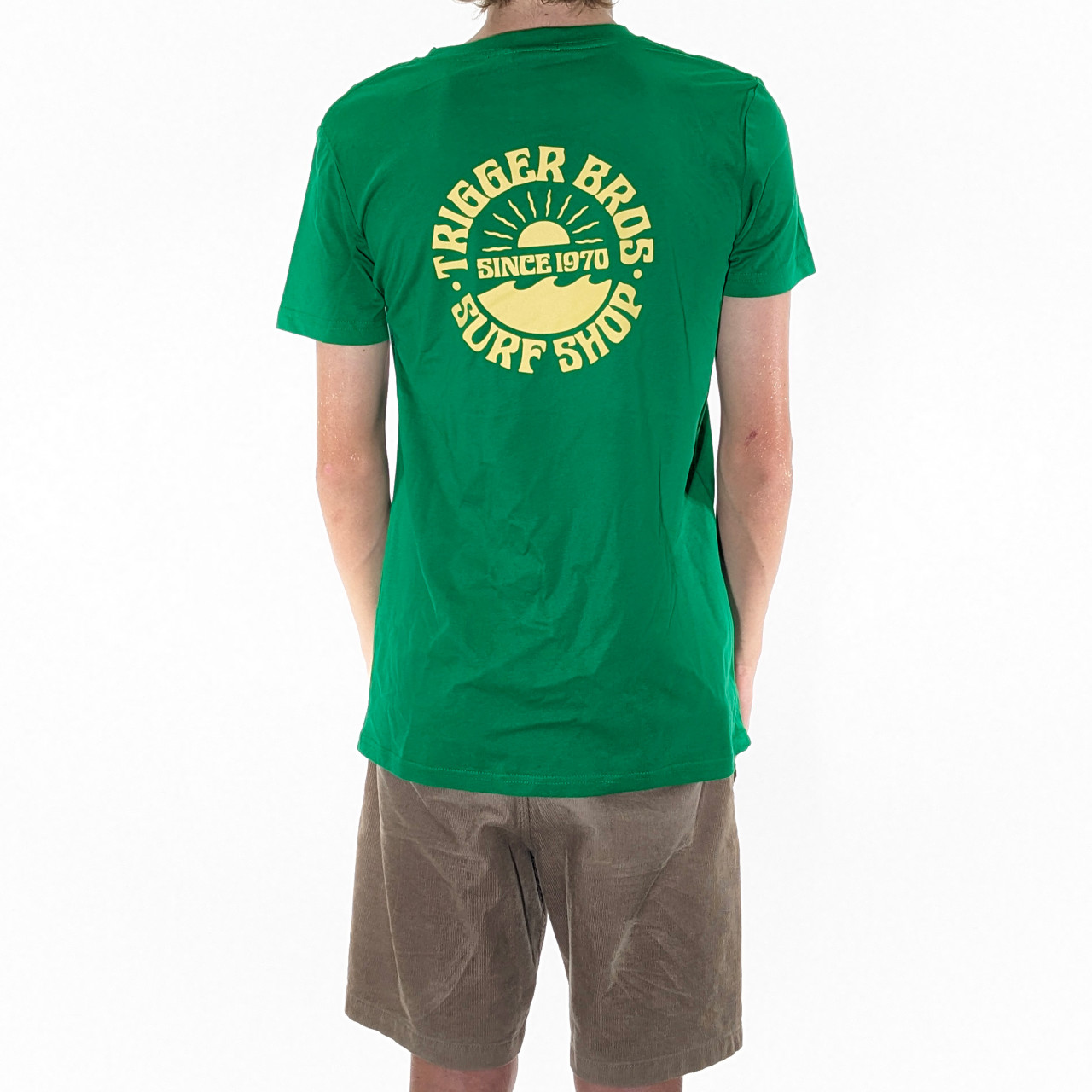 Trigger Bros Dayzed Tee Youth In Kelly Green Trigger Bros Surfboards