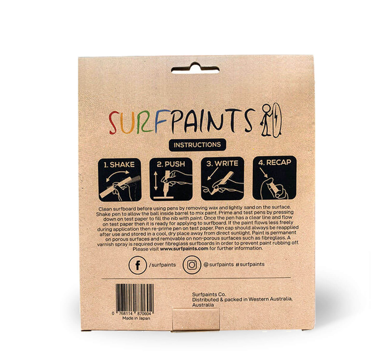 SurfPaints Pastel Paint Pens - TRIGGER BROS. SURFBOARDS PTY. LTD.