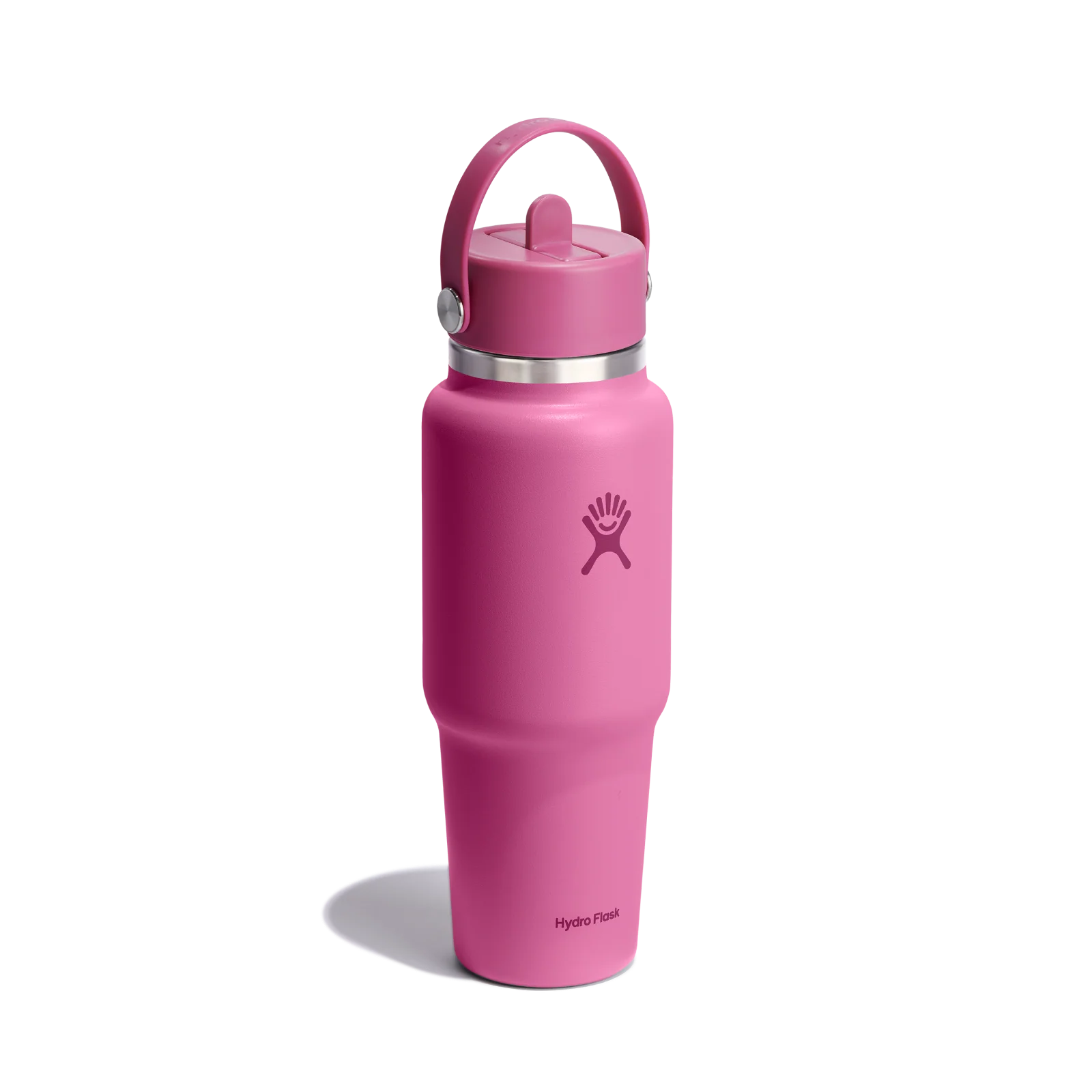 Hydro Flask 32oz Wide Mouth Flex Straw Travel Bottle in Reef Pink ...