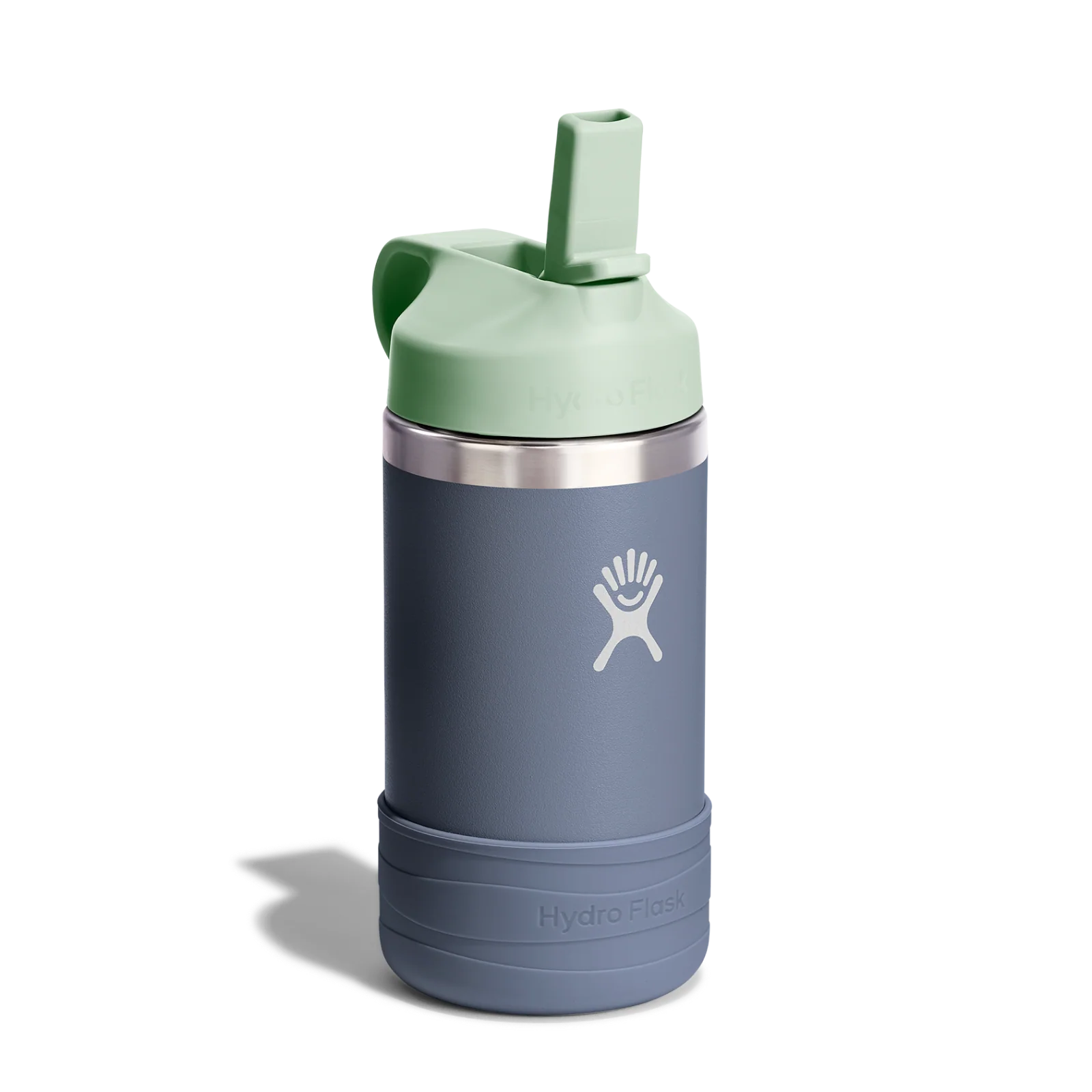 Hydro Flask 12oz Kids Wide Mouth Straw Lid And Boot Bottle in Koala ...