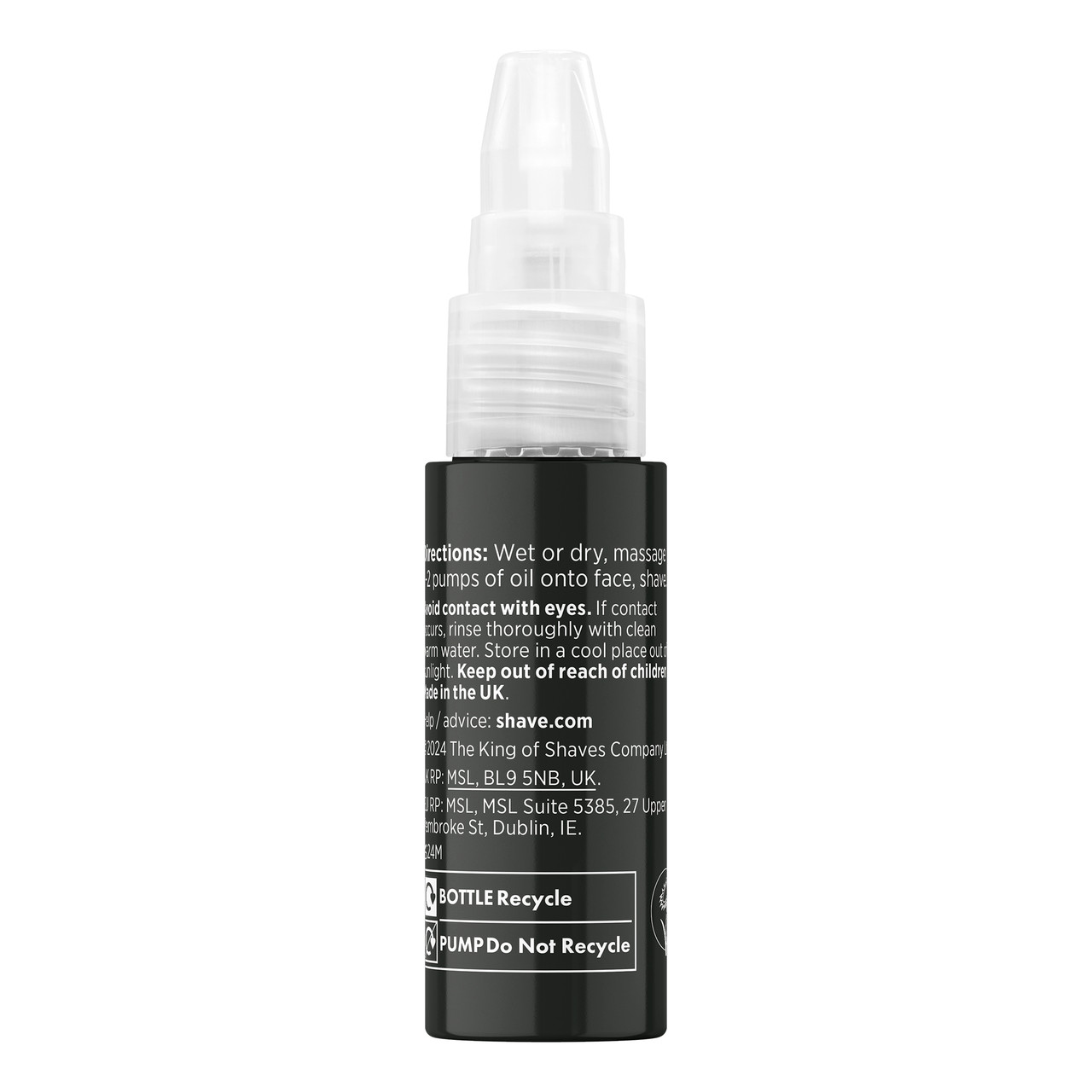 King of Shaves Advanced Sensitive Shave Oil (30ml ) - SHAVE.CO.NZ