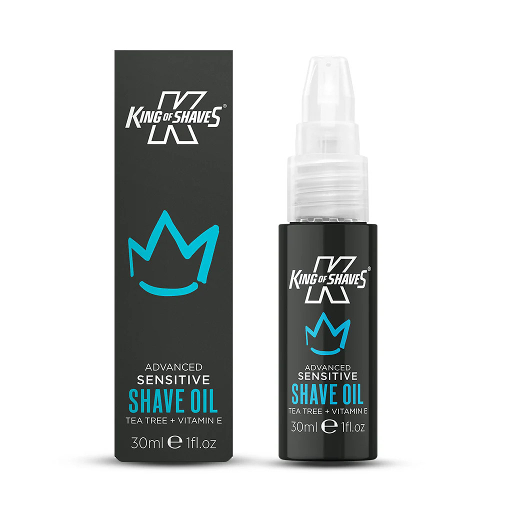 King of Shaves Advanced Sensitive Shave Oil (30ml ) - SHAVE.CO.NZ