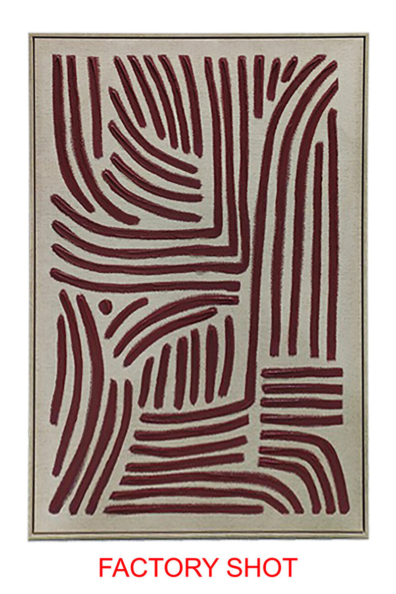 Astratto Textured Linear Abstract Wall Art-Premier Housewares