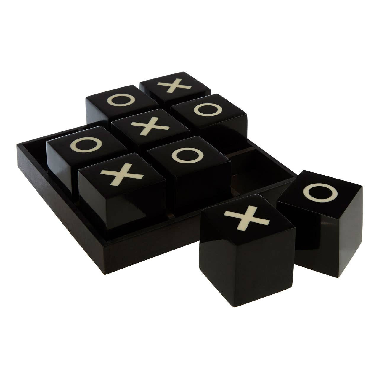 Churchill Games Small Black and White Noughts & Crosses Game-Premier ...