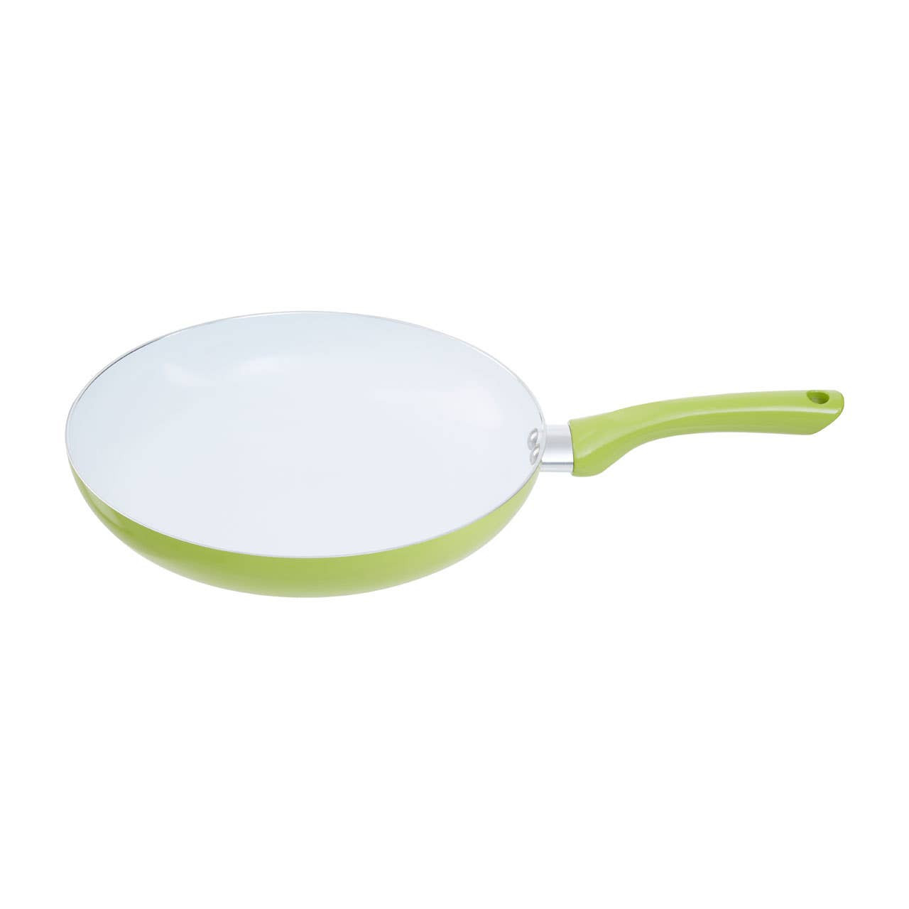 Ecocook 28cm Lime Green Frying Pan with Ceramic Coating-Premier Housewares