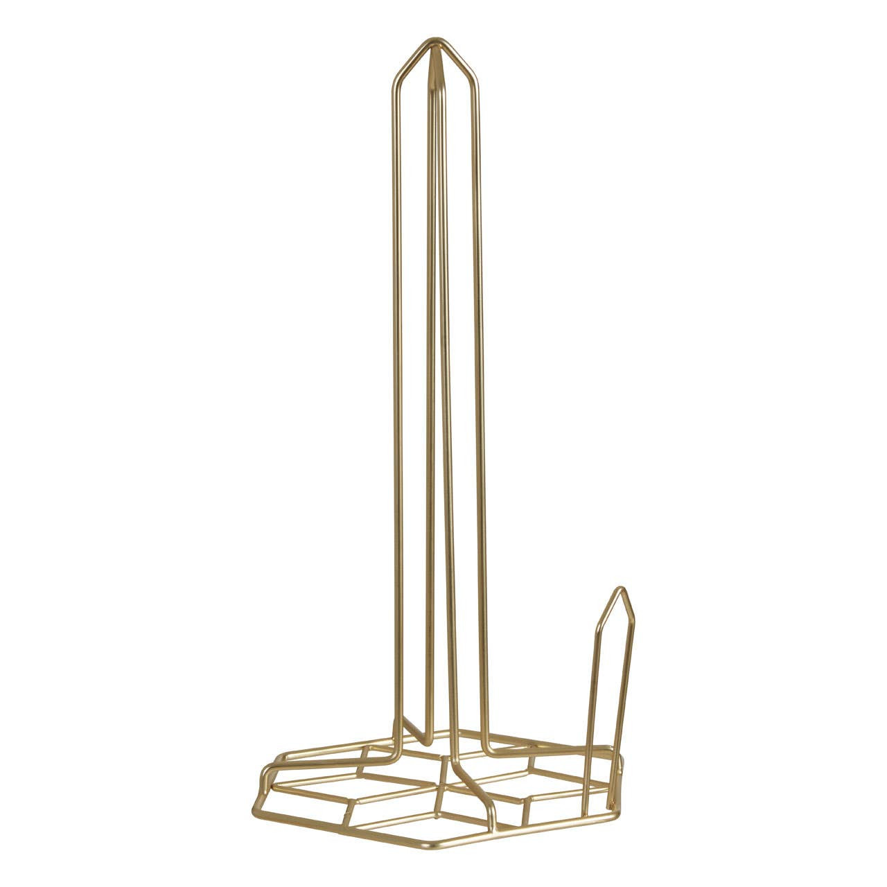 Vertex Kitchen Roll Holder With Matte Gold Finish - Premier Housewares