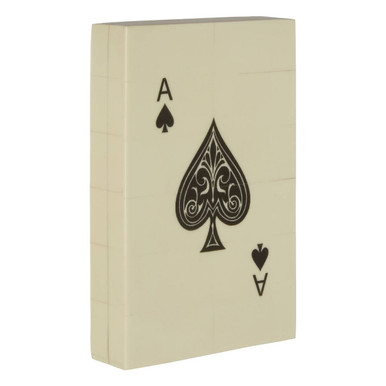 Churchill Games Cream Two Section Card Box with Playing Cards-Premier ...