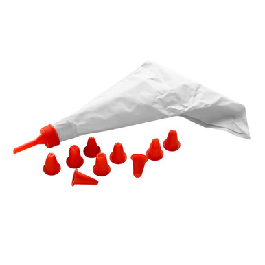 Hallie Cake Decorating Set With 10 Plastic Nozzles-Premier Housewares