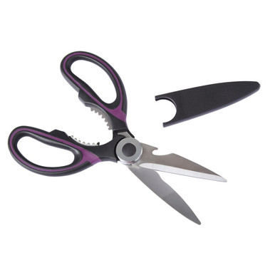 Zing Black And Purple Scissors-Premier Housewares