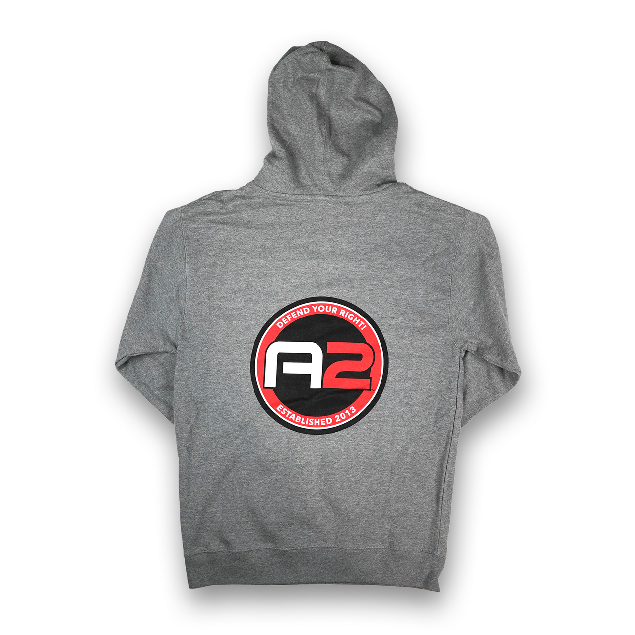 Amend2 Magazines A2™ Grey Logo Hoodie