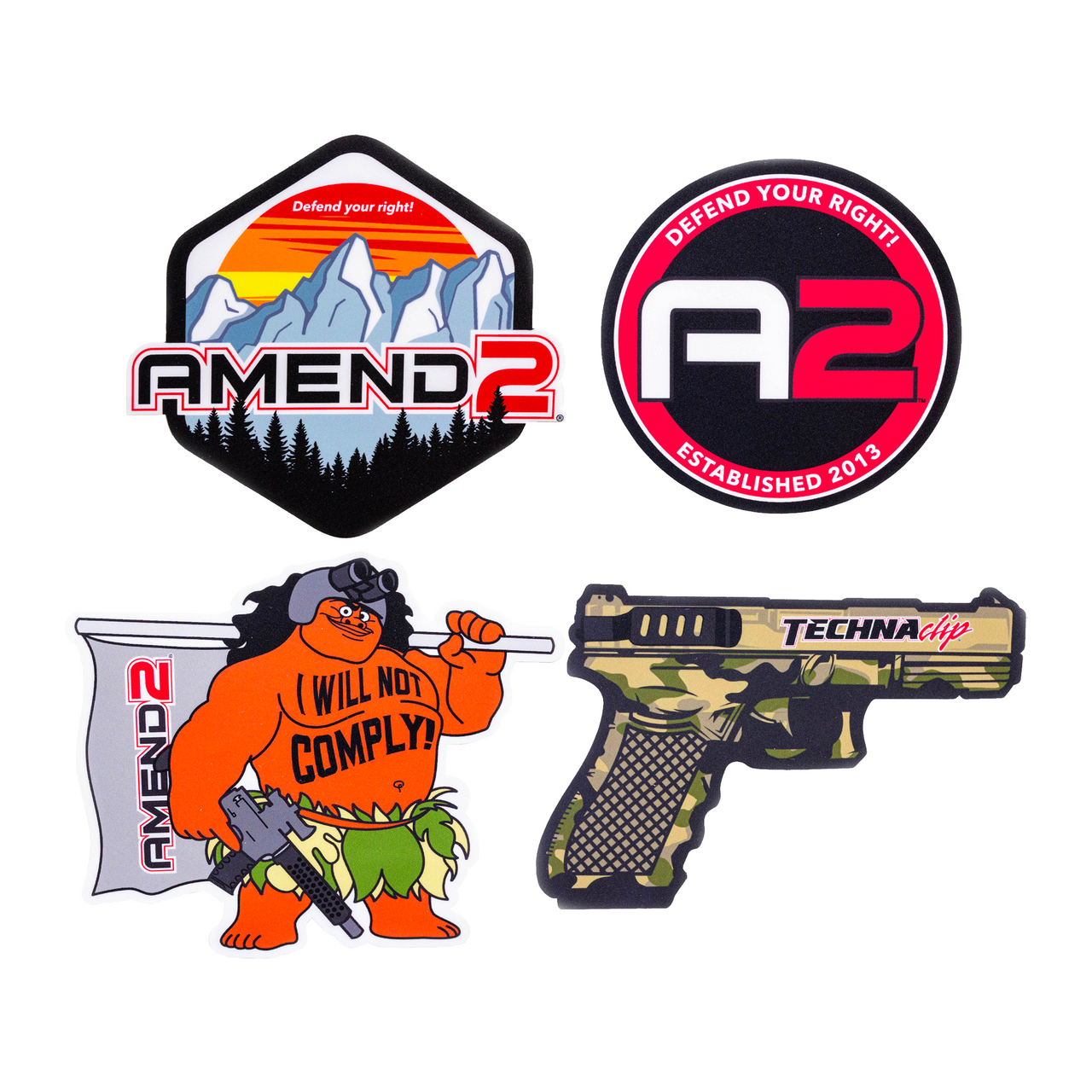 Lifestyle - Gear - Stickers & Decals - Amend2 Magazines