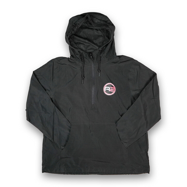 Amend2 Magazines A2™ Black Logo Windbreaker