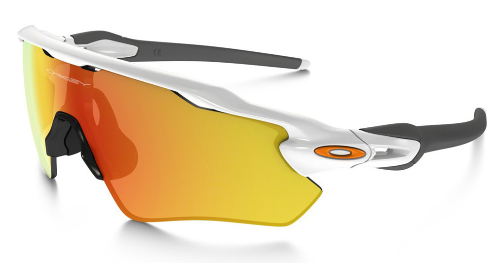 Oakley Radar EV Path Polished White/Fire Iridium Sunglasses OO9208-16 ...