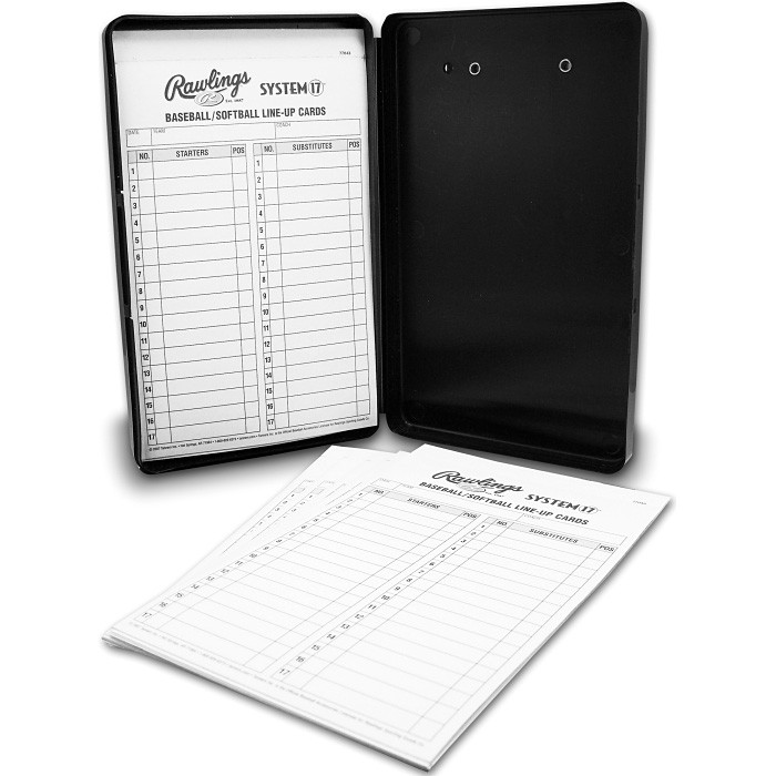 Rawlings Line-Up Card Case 17LCR - Bases Loaded