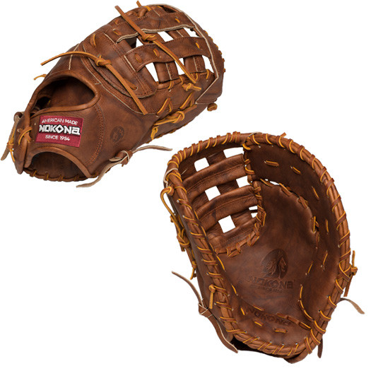 Nokona Walnut First Base Mitt 13.00" W-N70 - Bases Loaded