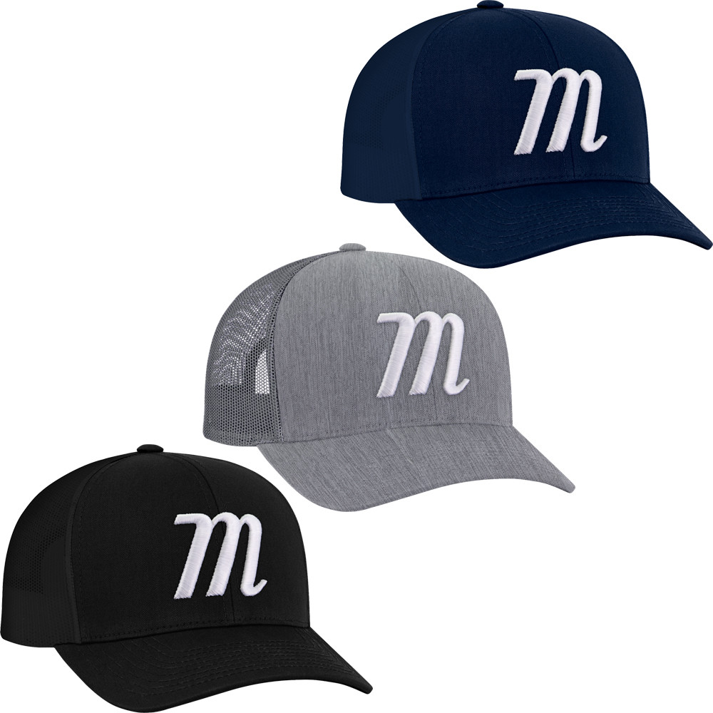 Marucci M Trucker Baseball Snapback Hat MAHTTRP