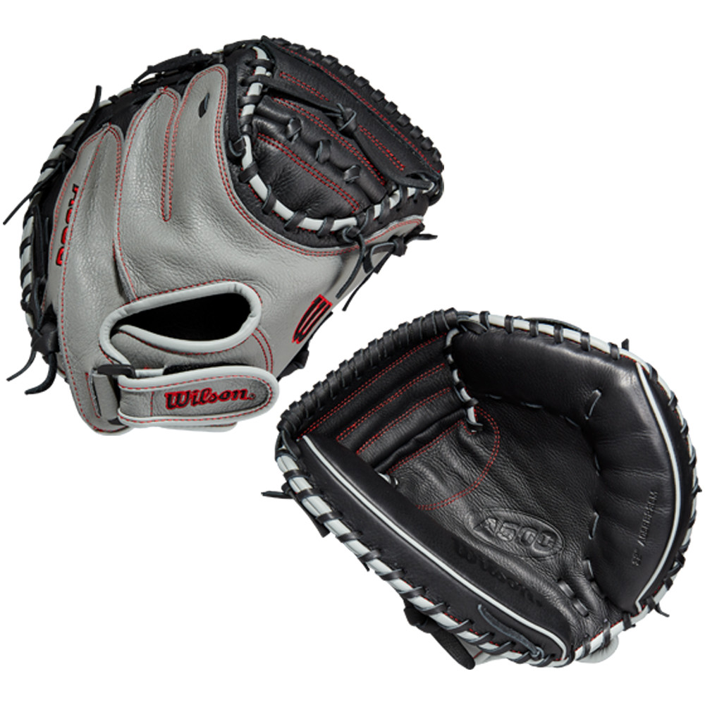 Wilson A500 32" Youth Baseball Catcher’s Mitt Closed One-Piece Web ...