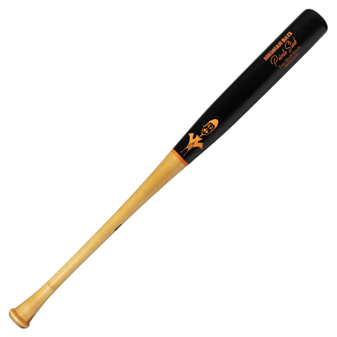 Birdman BSSMN Model Birch Wood Baseball Bat BSSMN NAT/BLK/ORG