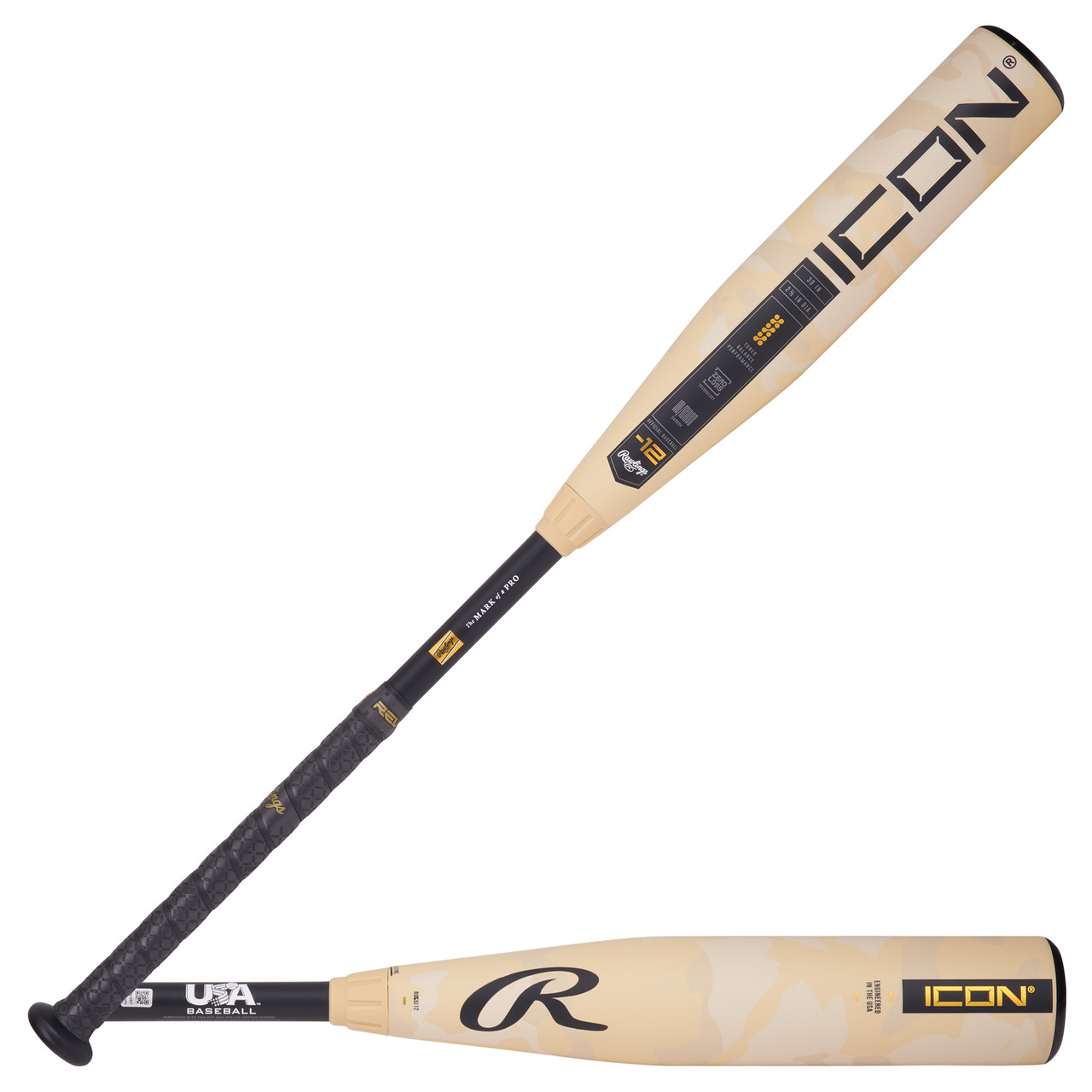 2025 Rawlings Icon -12 USA Baseball Bat Two-Piece Composite – RUS5I12