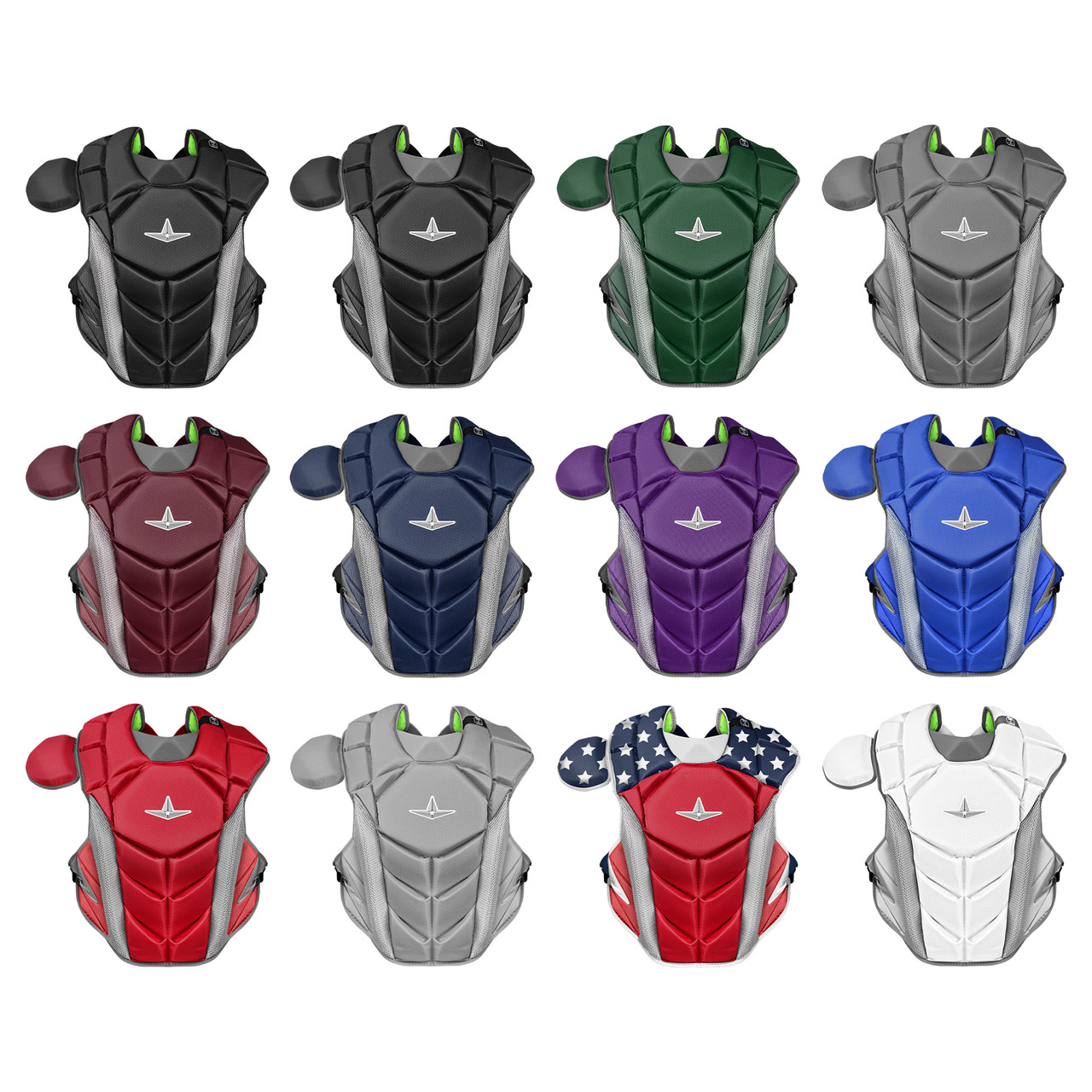 All-Star MVP-PRO Series Adult Catchers Chest Protector – 16.5” – CPCC-5-LGE