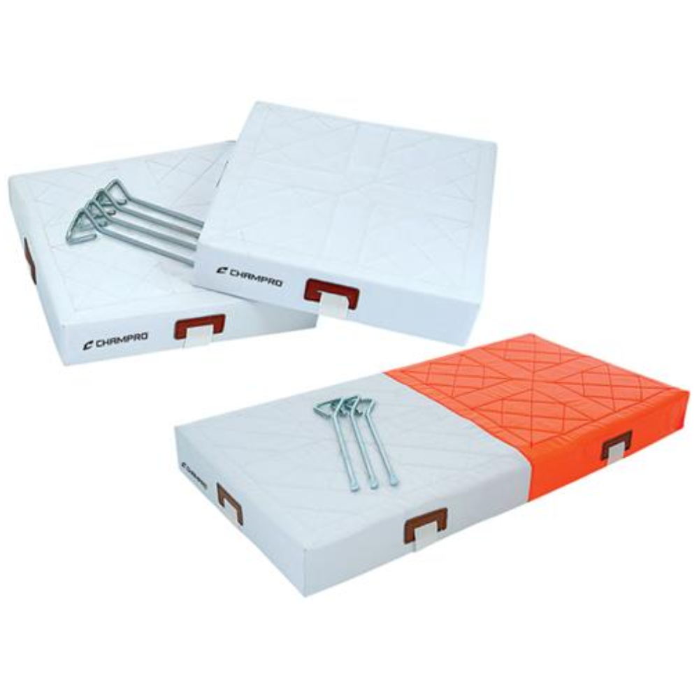 Champro PVC Quilted Base Set with Double First Base – B011S