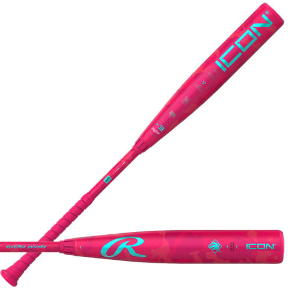 2025 Rawlings Icon Electric Unicorn -3 BBCOR Baseball Bat Two-Piece ...