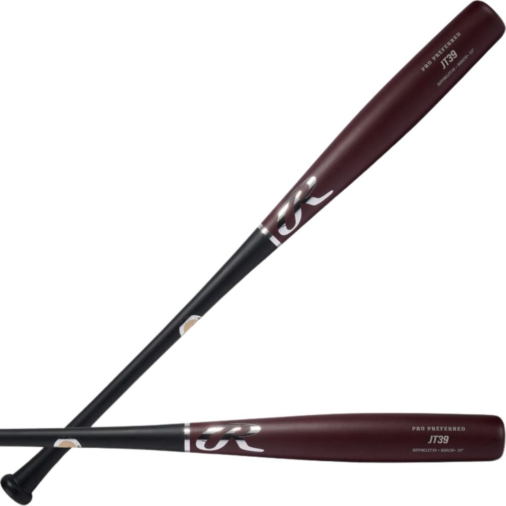 Rawlings Pro Preferred JT39B Torpedo Barrel Birch Wood Baseball Bat ...