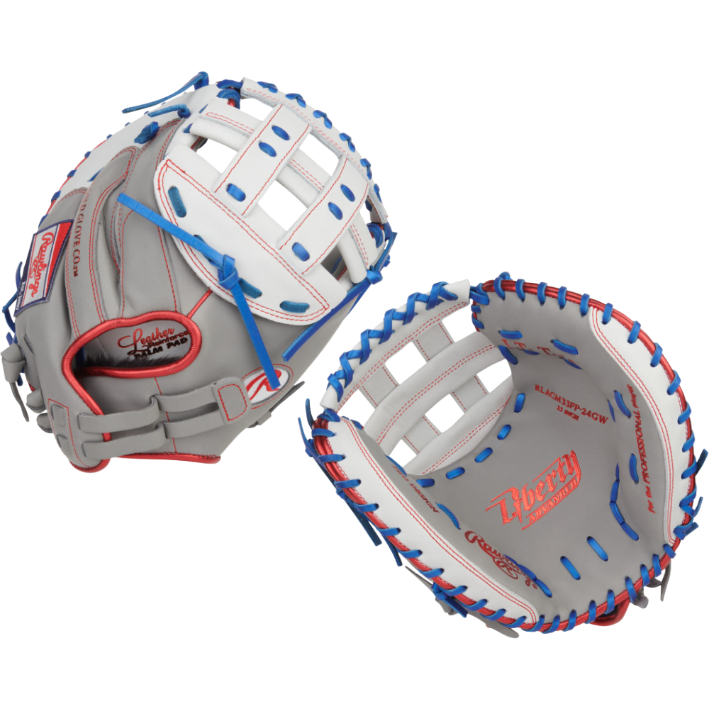 Rawlings Liberty 33” Fastpitch Softball Catcher’s Mitt – RLACM33FP-24GW