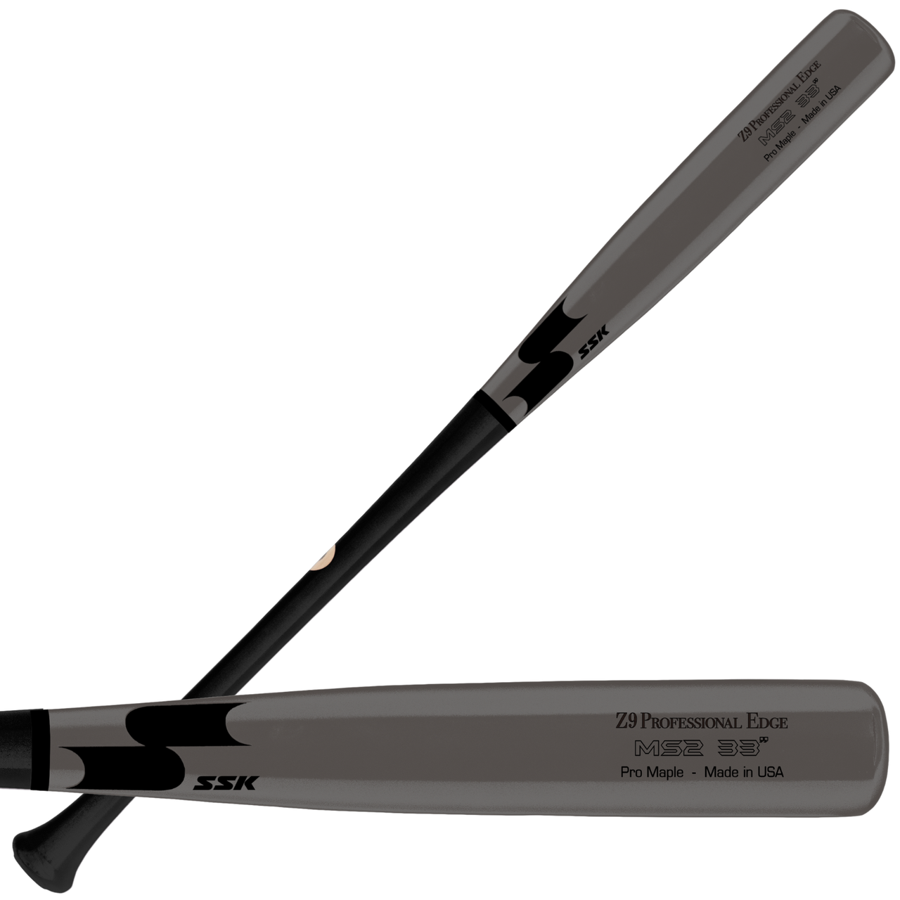 SSK Z9 Professional Edge MS2 Pro Maple Wood Baseball Bat – Z9-MS2-BLKCHABLK