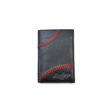 Rawlings Baseball Stitch Front Pocket Wallet RL159-001 - Bases Loaded