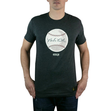 Baseballism Babe Ruth Collection - Babes Signed Ball Men's T-Shirt ...