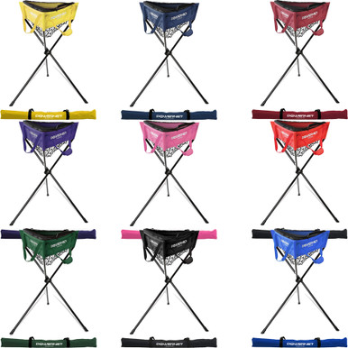 PowerNet Zippered Ball Caddy - Baseball & Softball Removable Ball Holder