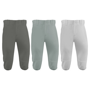 Marucci Excel Short Youth Baseball Pants Double-Knit Elastic-Bottom ...