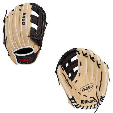 Wilson A450 12" Youth Outfield Baseball Glove WBW101476