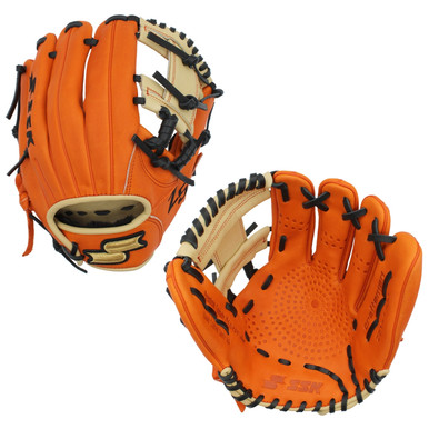 SSK Z5 Craftsman 11" Youth Baseball Glove Z5Y-1100ORGCMLBLK1