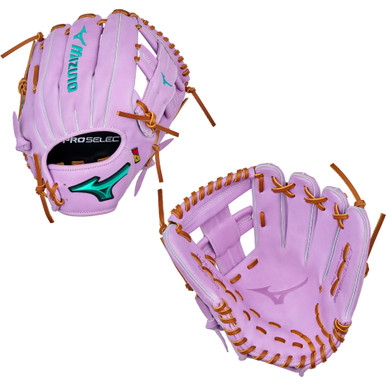 Mizuno Pro Select Lavender Rush 11.75” Infield Baseball Glove – 313316