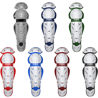 All-Star Vela Fastpitch Leg Guards 13" LGW13S7 - Bases Loaded