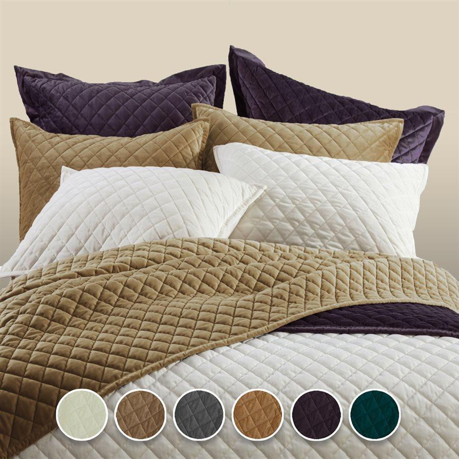 Velvet Solid Diamond Quilt Collection by HiEnd Accents | Paul's Home ...