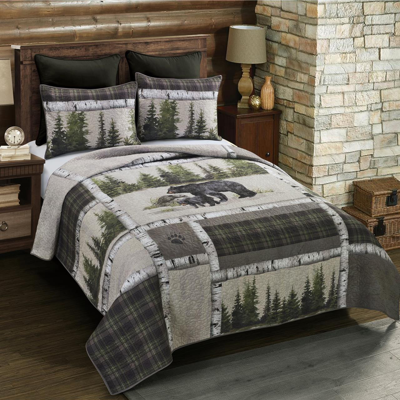 Bear Panels Quilt Collection by Donna Sharp | Paul's Home Fashions