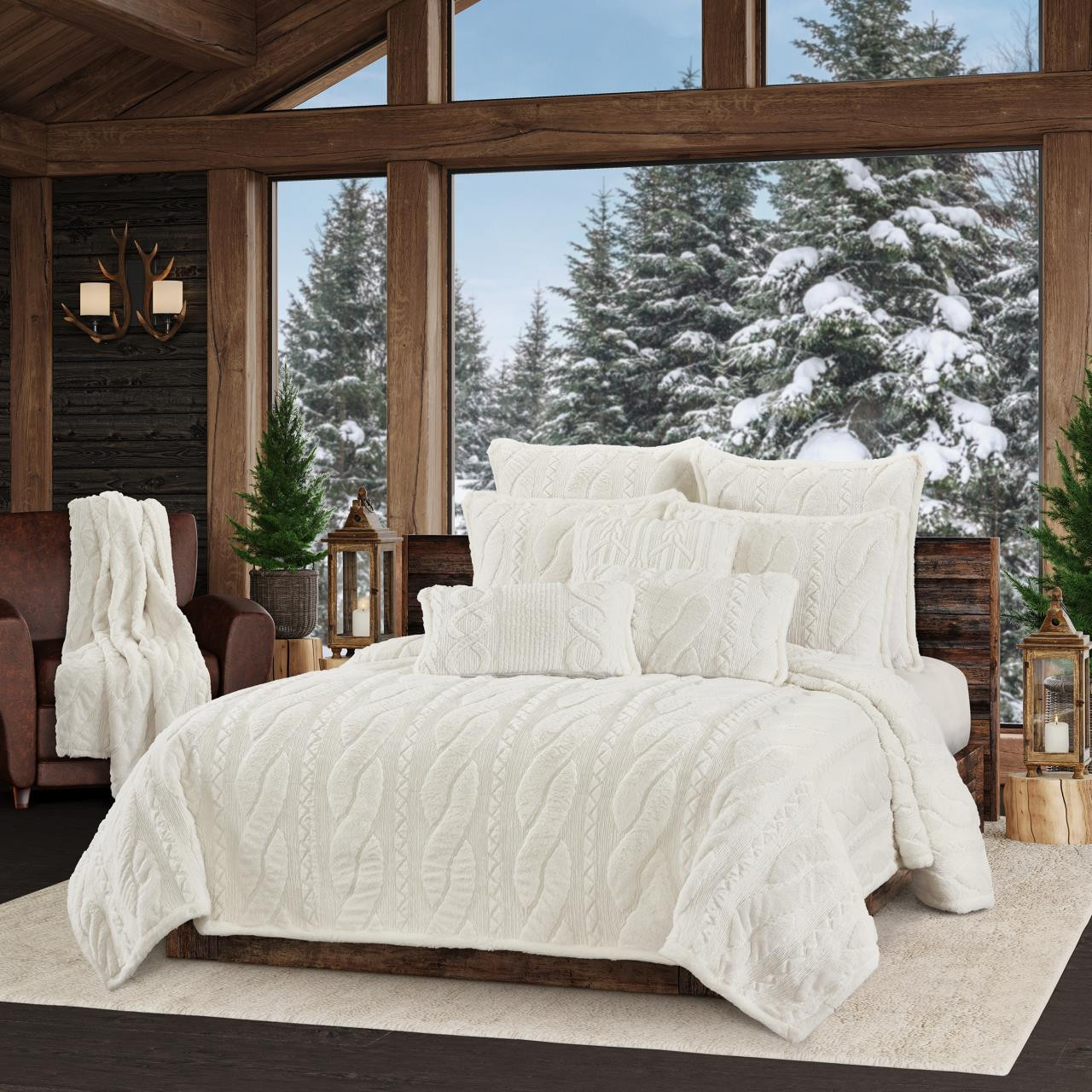 Cava Winter White Quilt Collection byJ Queen New York | Paul's Home ...