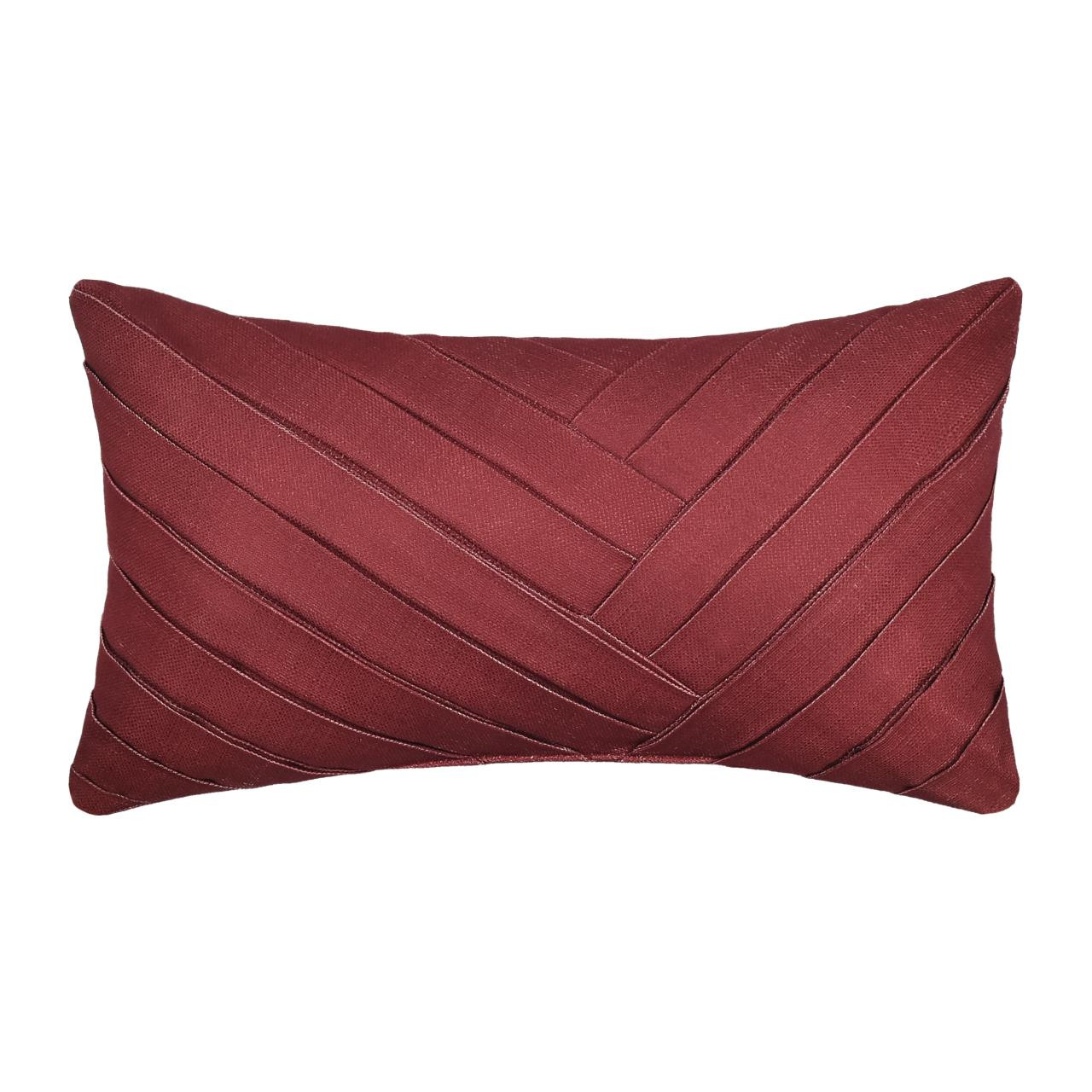 Bari Red Boudoir Pillow by Royal Court | Paul's Home Fashions