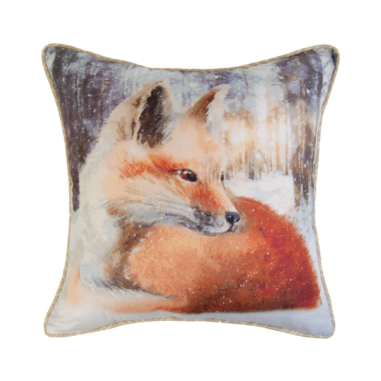 Dawn Mist Snow Fox Pillow by Your Lifestyle by Donna Sharp | Paul's ...