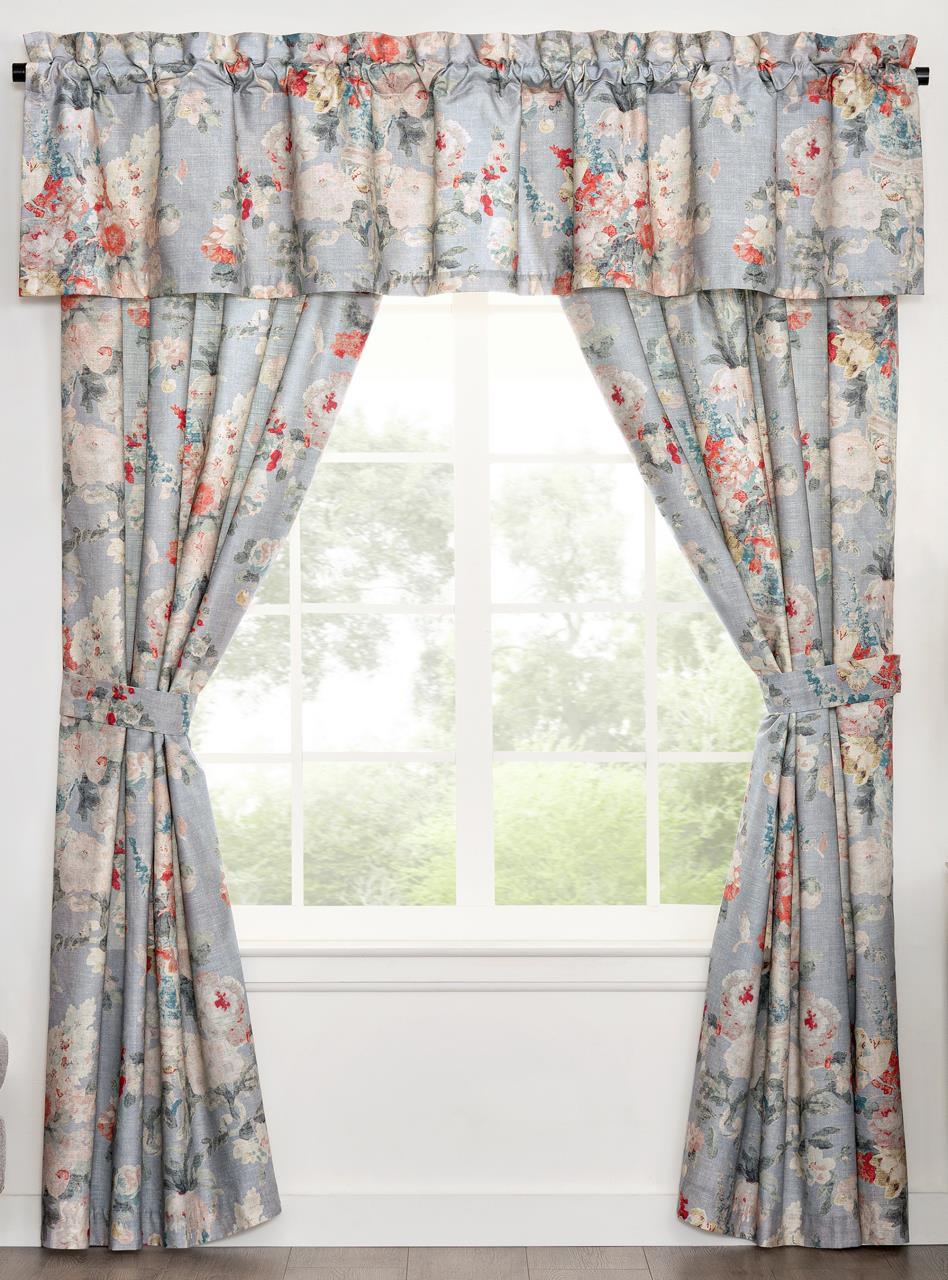 Penelope Floral Tailored Valance by Rose Tree - Paul's Home Fashions