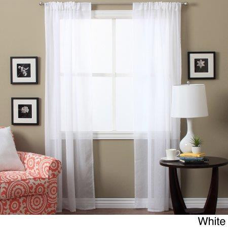 Lucerne Textured Sheer Curtains by Ricardo - Paul's Home Fashions