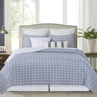 Chambray Star Coverlet Collection by C&F Home - Paul's Home Fashions