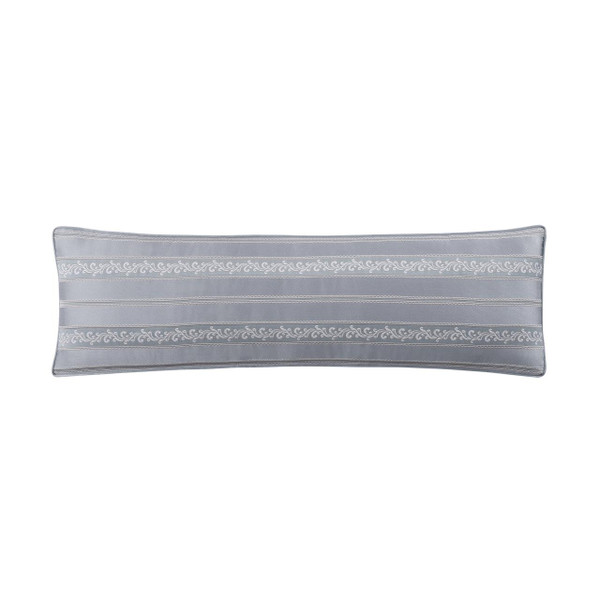 Sondra Powder Blue Bolster Pillow by J Queen New York | Paul's Home ...