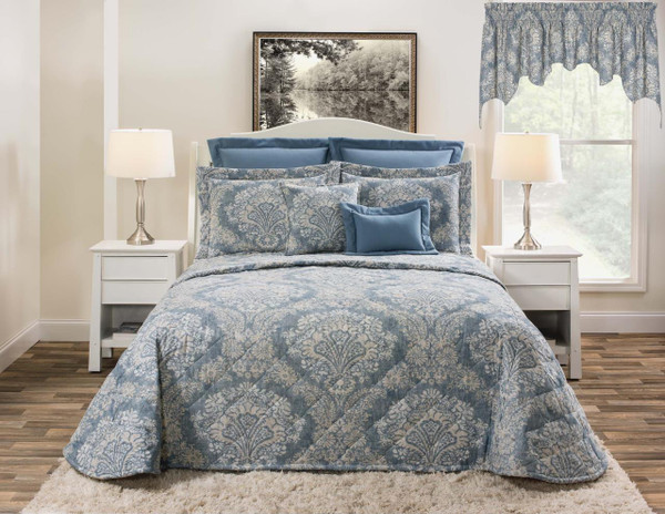 Alexandra Denim Bedspread by Thomasville | Paul's Home Fashions