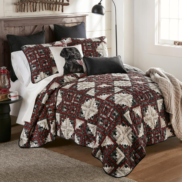 Log Cabin Star Quilt Set by Donna Sharp | Paul's Home Fashions
