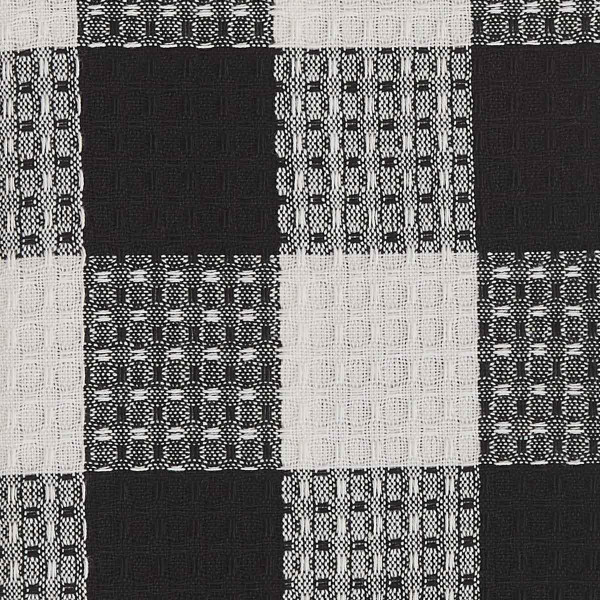 Wicklow Black & Cream Check Waffle Dishcloth by Park Designs - Paul's ...