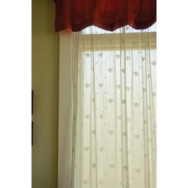 Bee Lace Curtain Panel - Paul's Home Fashions